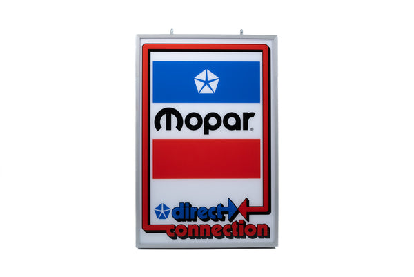 Mopar Direct Connection 24 Inch Backlit LED Lighted Sign - 1MPDCV02