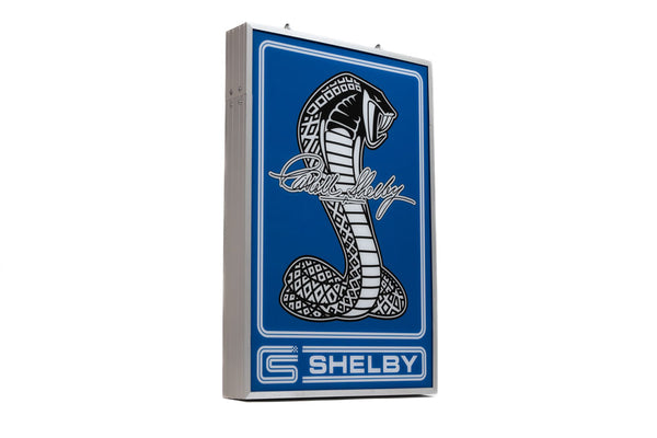 Shelby American Signature Backlit LED Sign – 24"x16" – Official Shelby ...