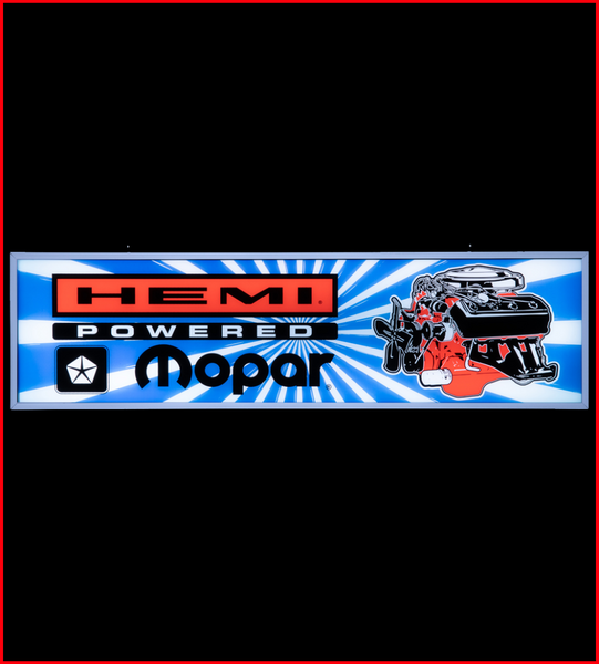 Hemi Powered 37 Inch Backlit LED Lighted Sign - 3hemipd04