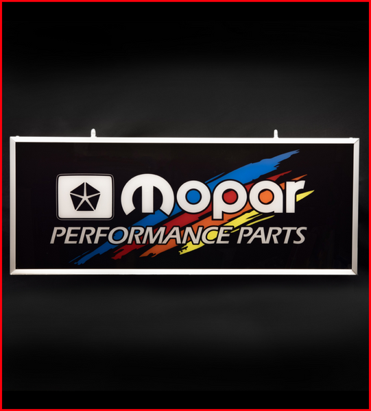 Mopar Performance 30 Inch Backlit LED Lighted Sign - 2MPERF01